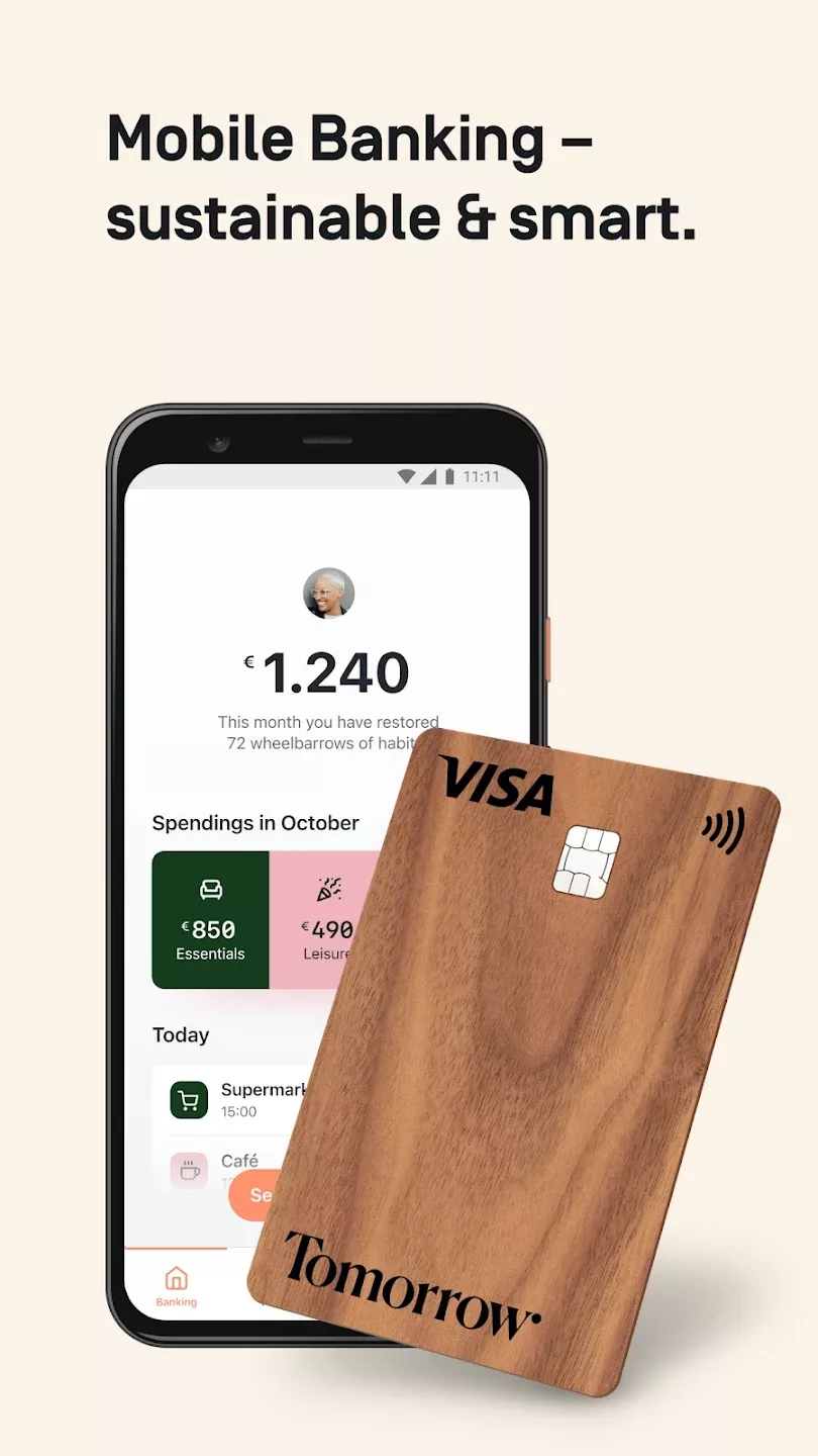 Tomorrow | Mobile banking for a better future.